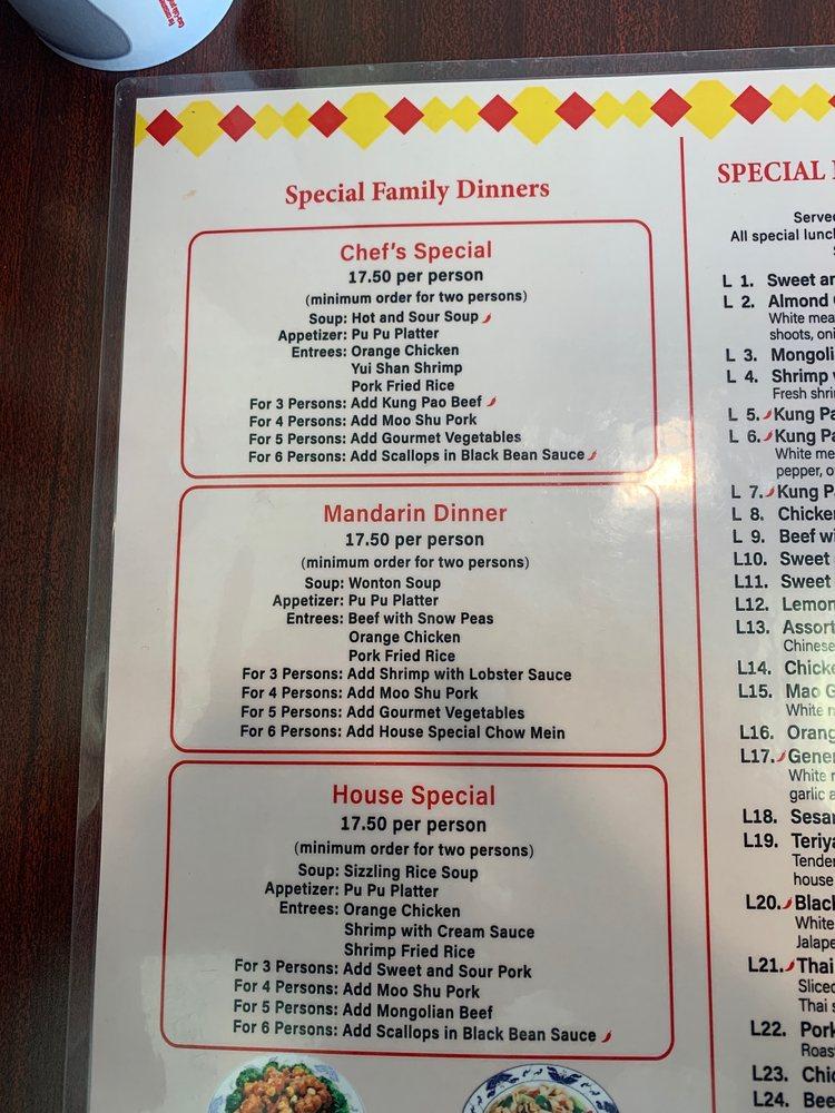 Menu at Happy Kitchen Chinese Cuisine restaurant, Mesa
