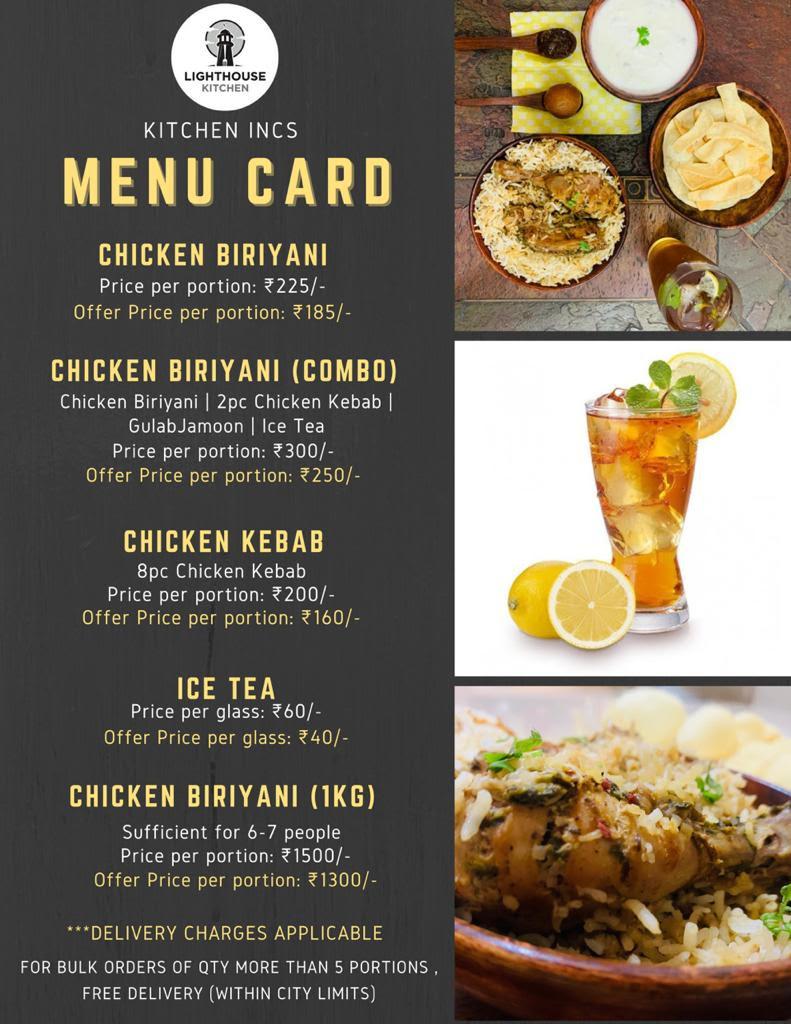 Menu at Lighthouse Kitchen, Bengaluru