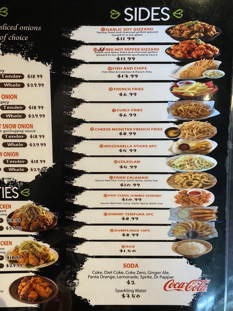 Menu at Choong Man Chicken - Ashburn restaurant, Ashburn