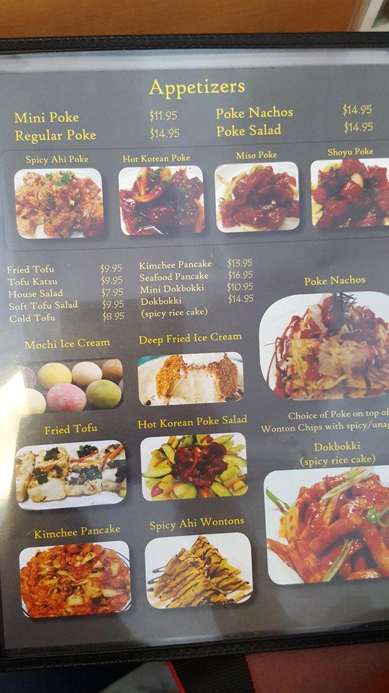 Menu at Kim Chee Restaurant 7, Aiea