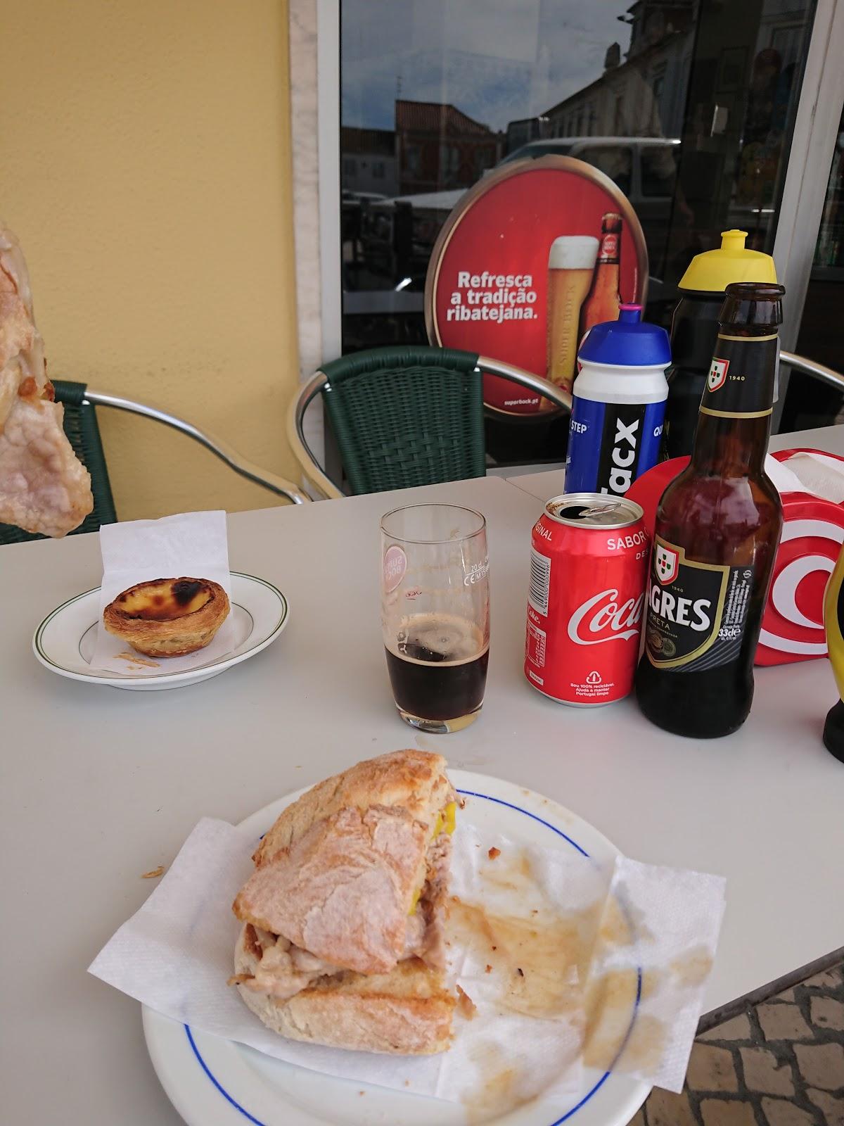 Menu at Tony das Bifanas restaurant, Cartaxo