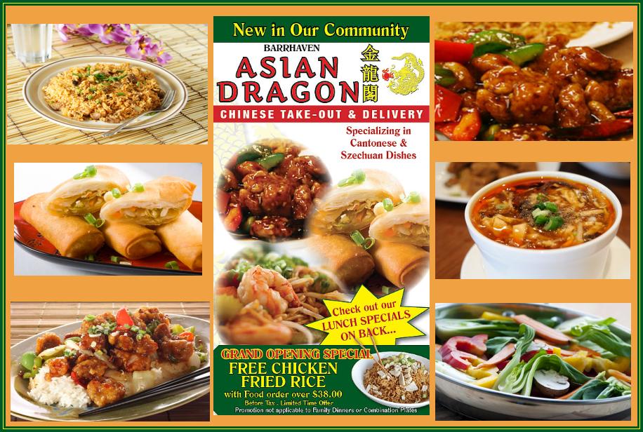 Menu at Barrhaven Asian Dragon Chinese Food, Ottawa