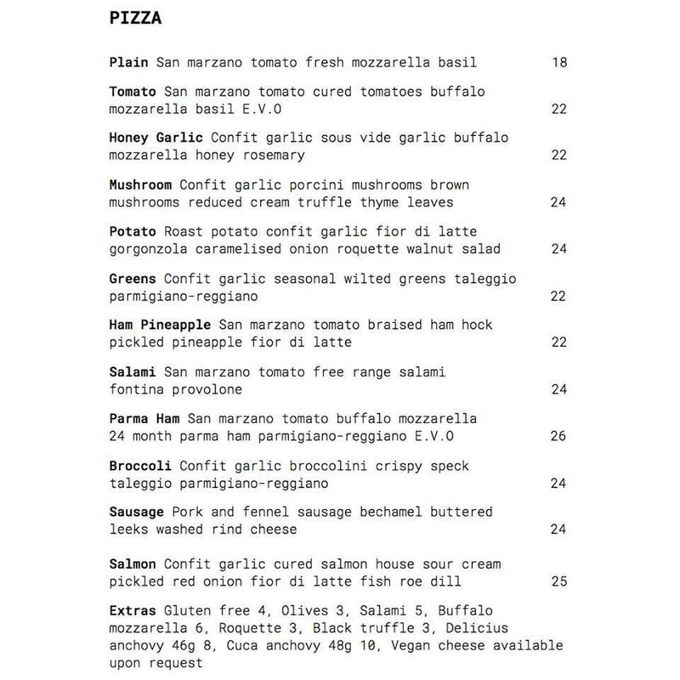 Menu at Wolf and Swill pub & bar, Thornbury