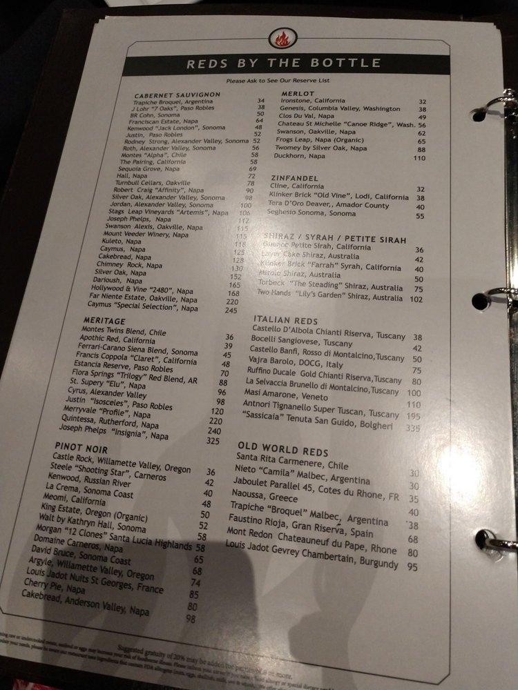 Menu at FlameStone American Grill pub & bar, Trinity, Tampa Rd
