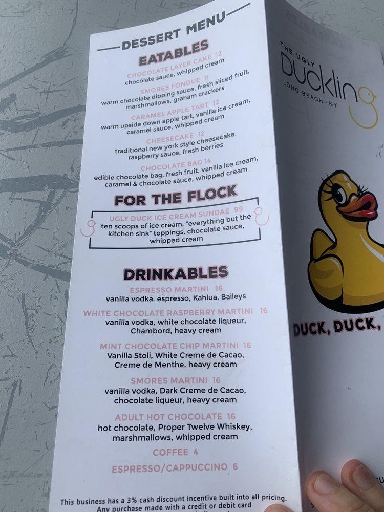 Carta del restaurante Ugly Duckling - Long Beach, Long Beach