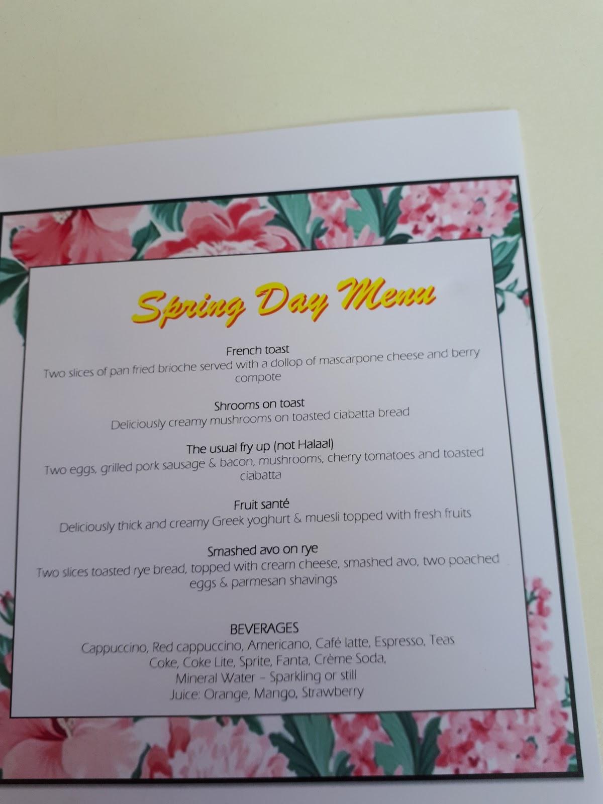 Menu at munch Eatery Parktown cafe, Randburg, 167 Jan Smuts Ave