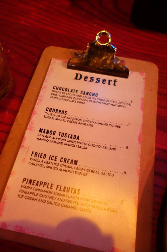 Menu at Pink Taco Mexican Restaurant, Las Vegas