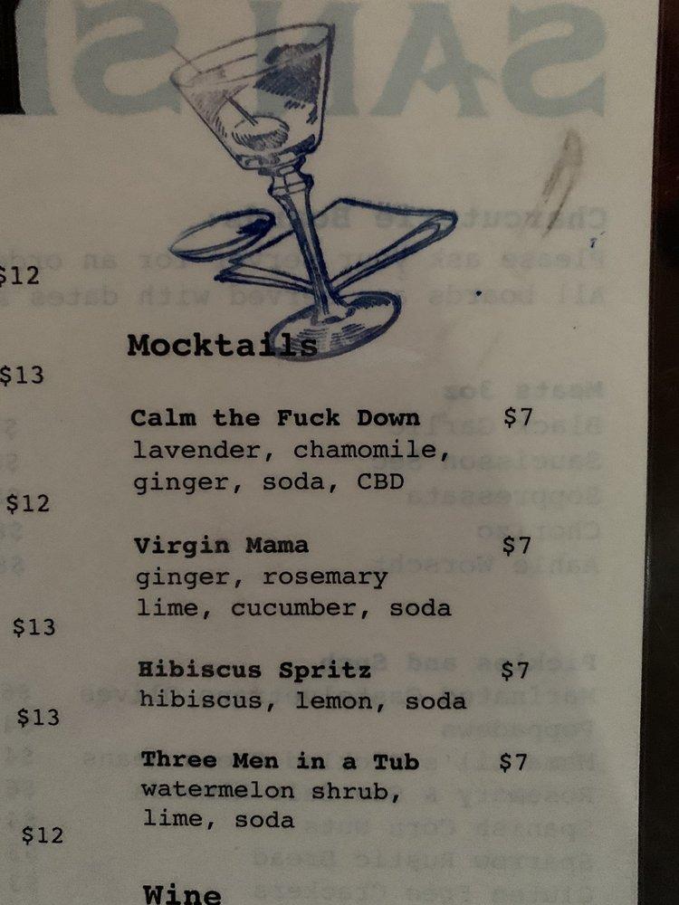 Menu at San Simón pub & bar, Bend