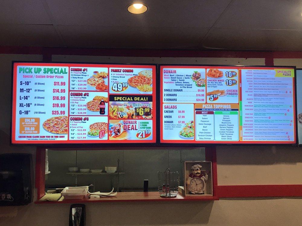 Menu at Canadian Pizza Unlimited - Canmore pizzeria, Canmore