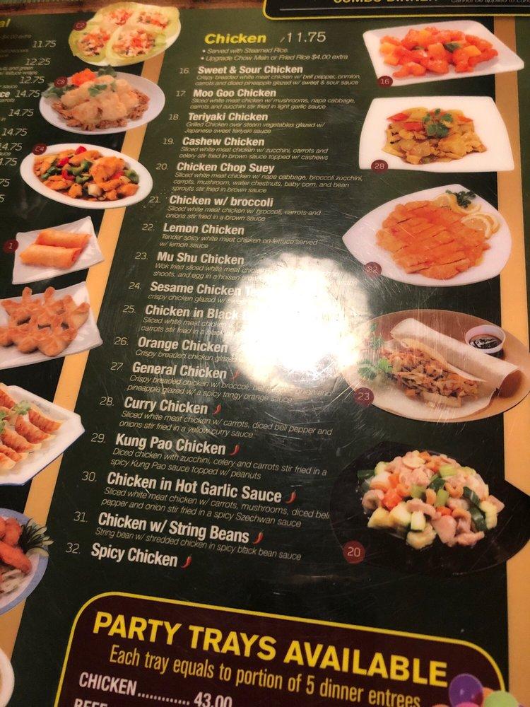 Menu at Lemon Tree Chinese Cuisine restaurant, Agoura Hills