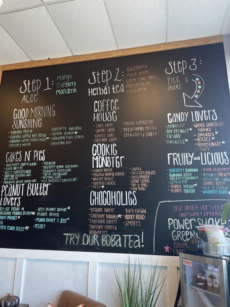 Menu at Power Nutrition pub & bar, Portage