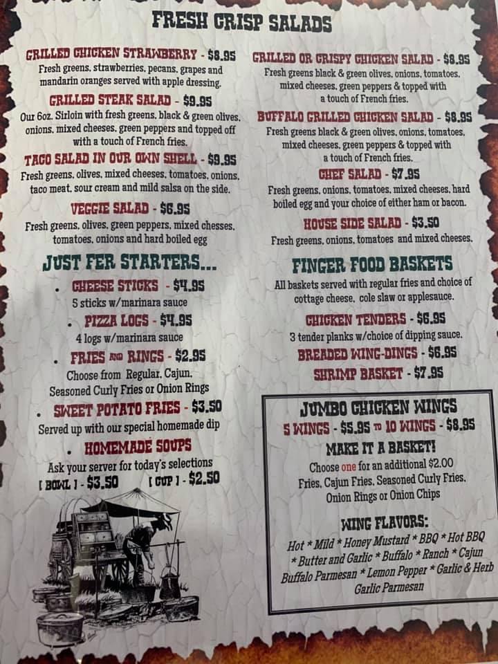 Menu at Countryside Grille restaurant, Union City