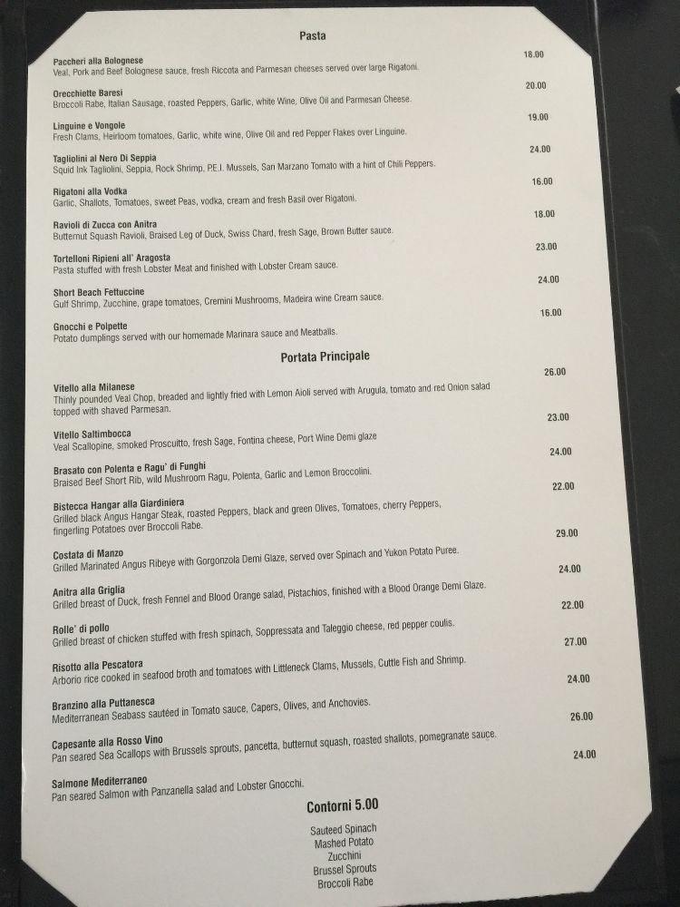 Menu at Rosso Vino pub & bar, Branford