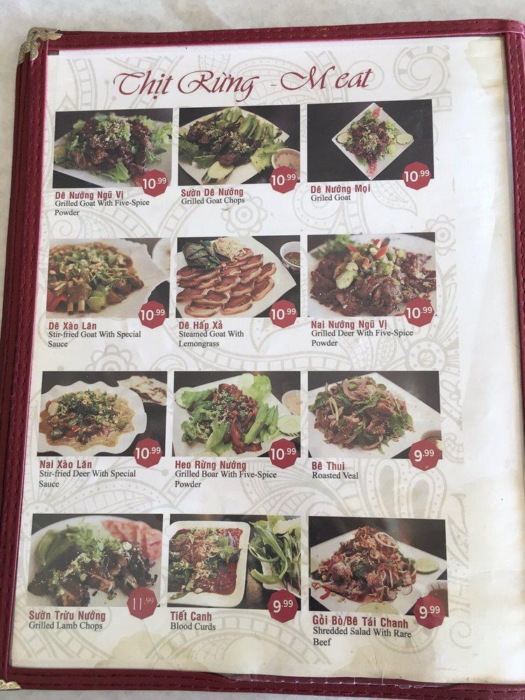 Menu at Tràm Chim Fresh Seafood restaurant, Westminster, Bolsa Ave Ste B