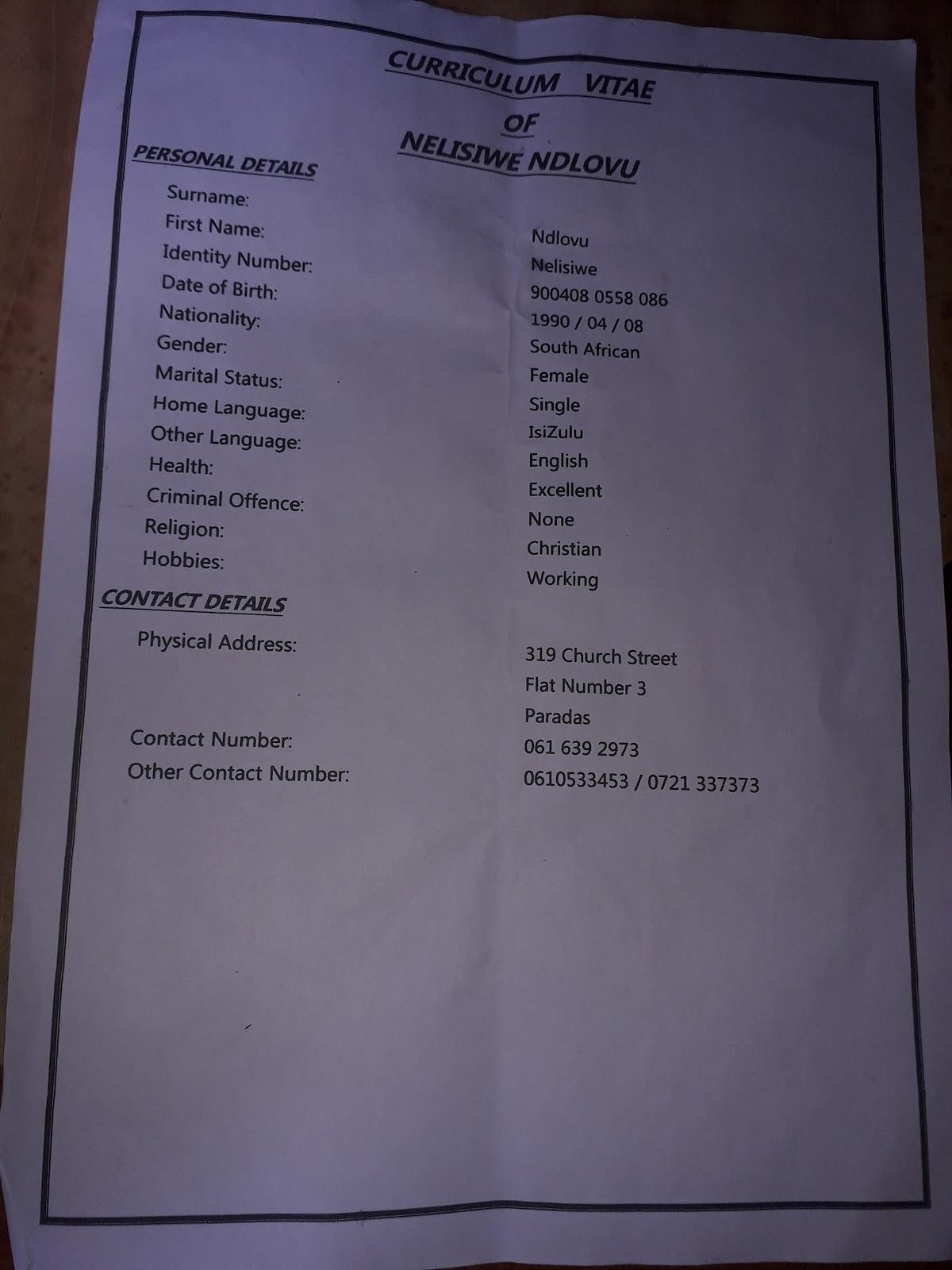 Menu at HONCHOS DRIVE THROUGH restaurant, Pietermaritzburg