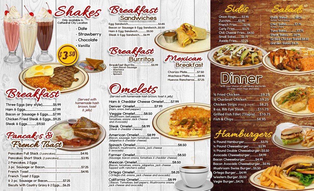 Menu at Chelo's Burger restaurant, Mecca