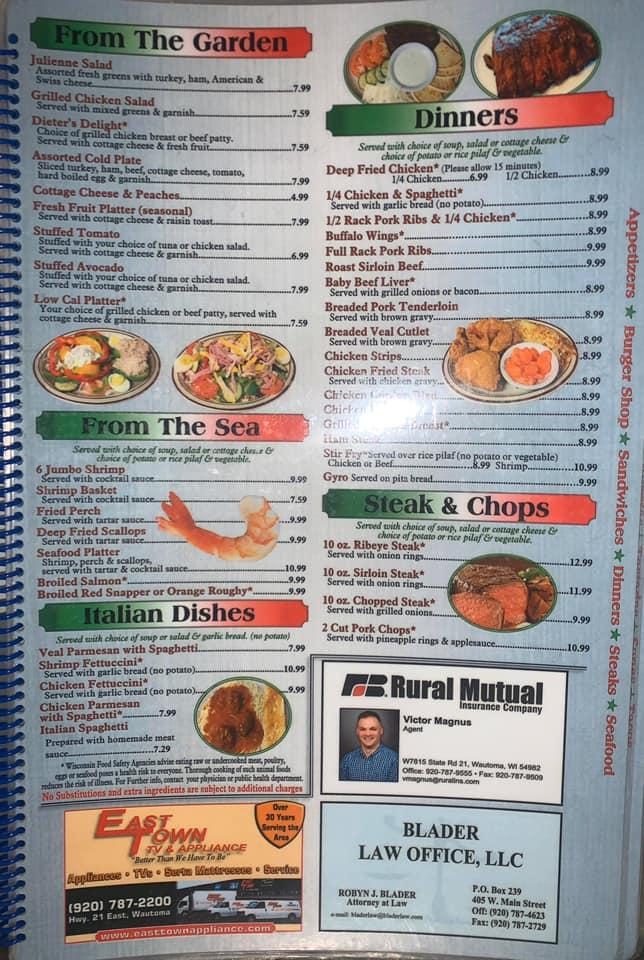 Menu at El Popo Tienda Mexicana restaurant, Wautoma
