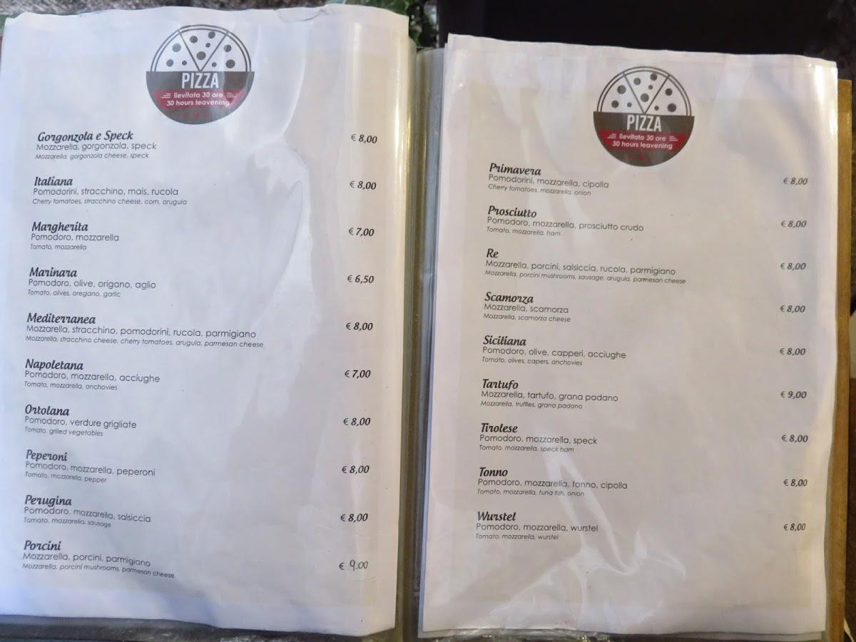 Menu at La Braceria Di Assisi pizzeria, Assisi