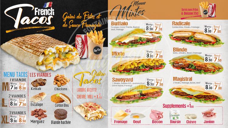 Menu at King Food restaurant, Avon