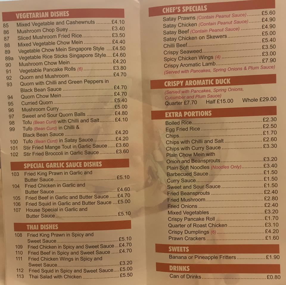Menu at Wing Soon fast food, Basildon, 455 Clay Hill Rd