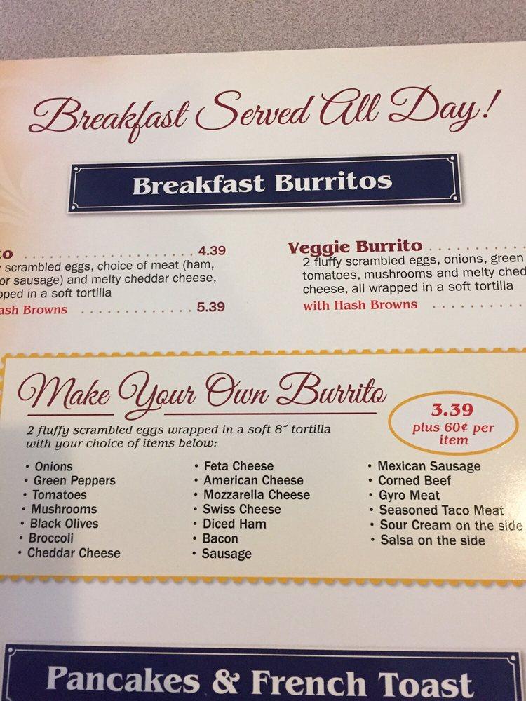 Menu at Columbus Family Restaurant, Columbus