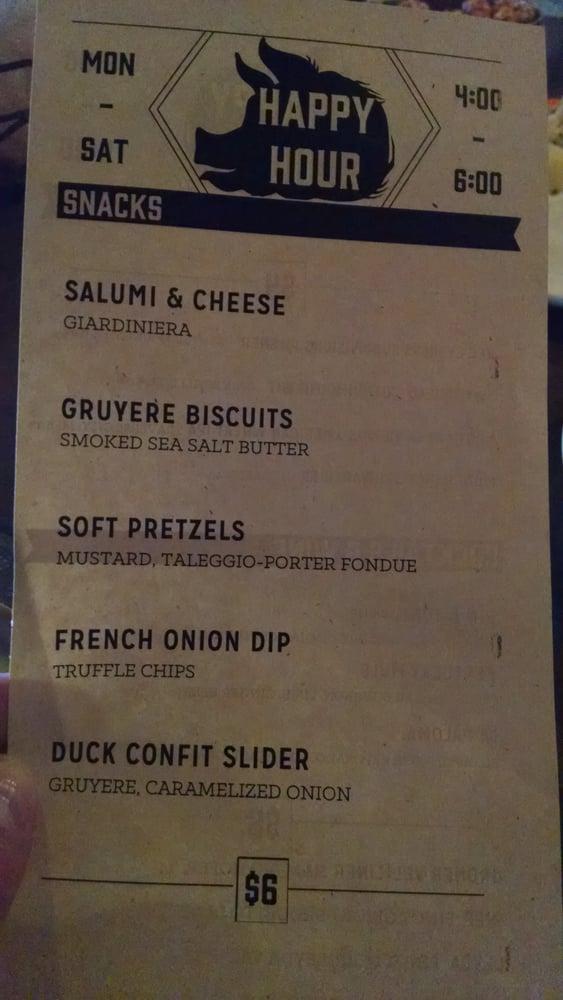 Menu at The Ravenous Pig BBQ, Winter Park, 565 W Fairbanks Ave