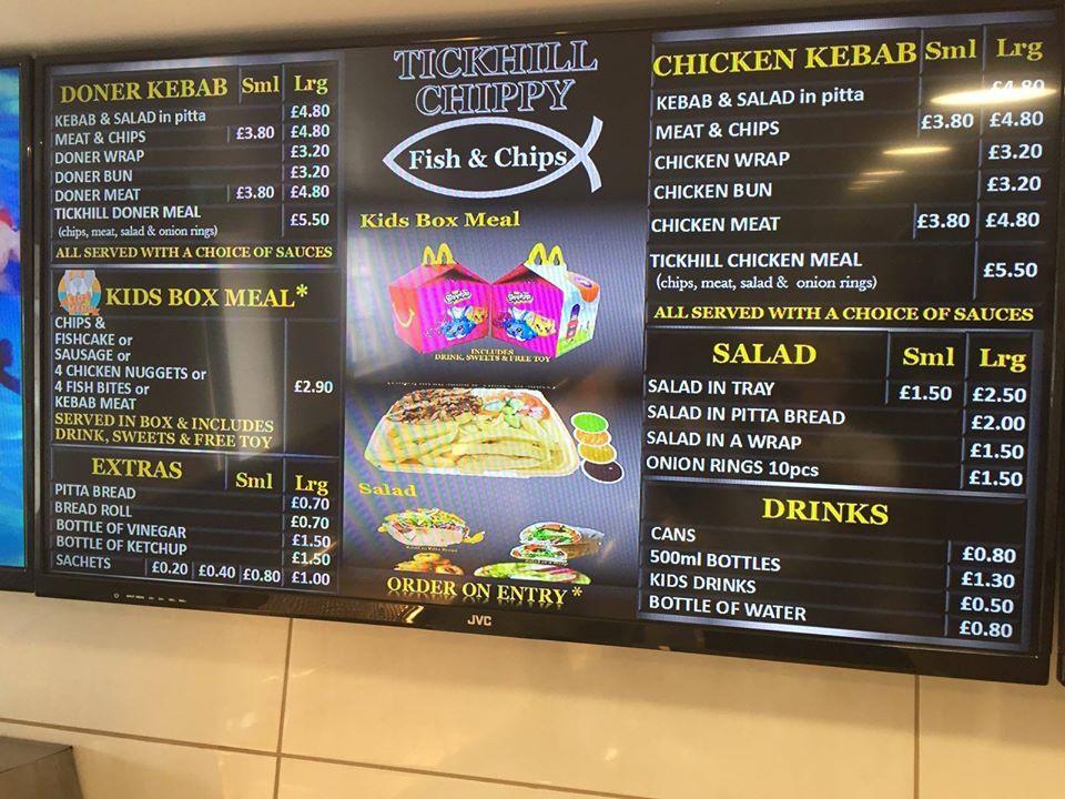 Menu at Cafe 32 Tickhill, Doncaster