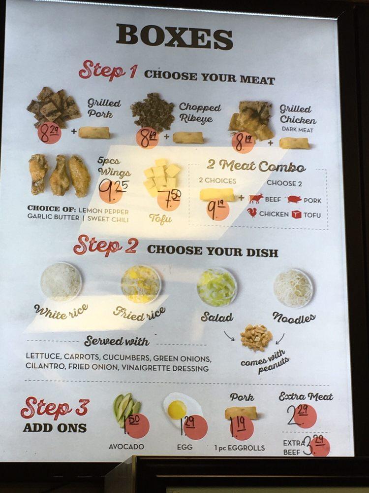 Carta del restaurante Roostar, Houston, Gessner Rd Suite I