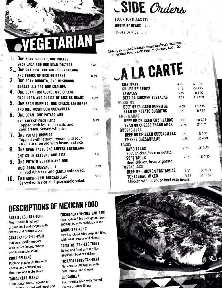 Menu at El Azteca - Norfolk restaurant, Norfolk, E Little Creek Rd