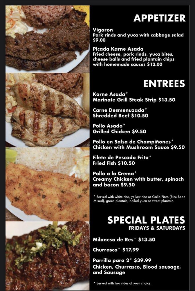 Menu at Karne Asada Latin Grill, Kendall West