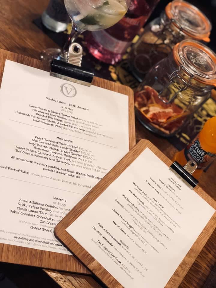 Menu at The Olde Victoria pub & bar, Kettering