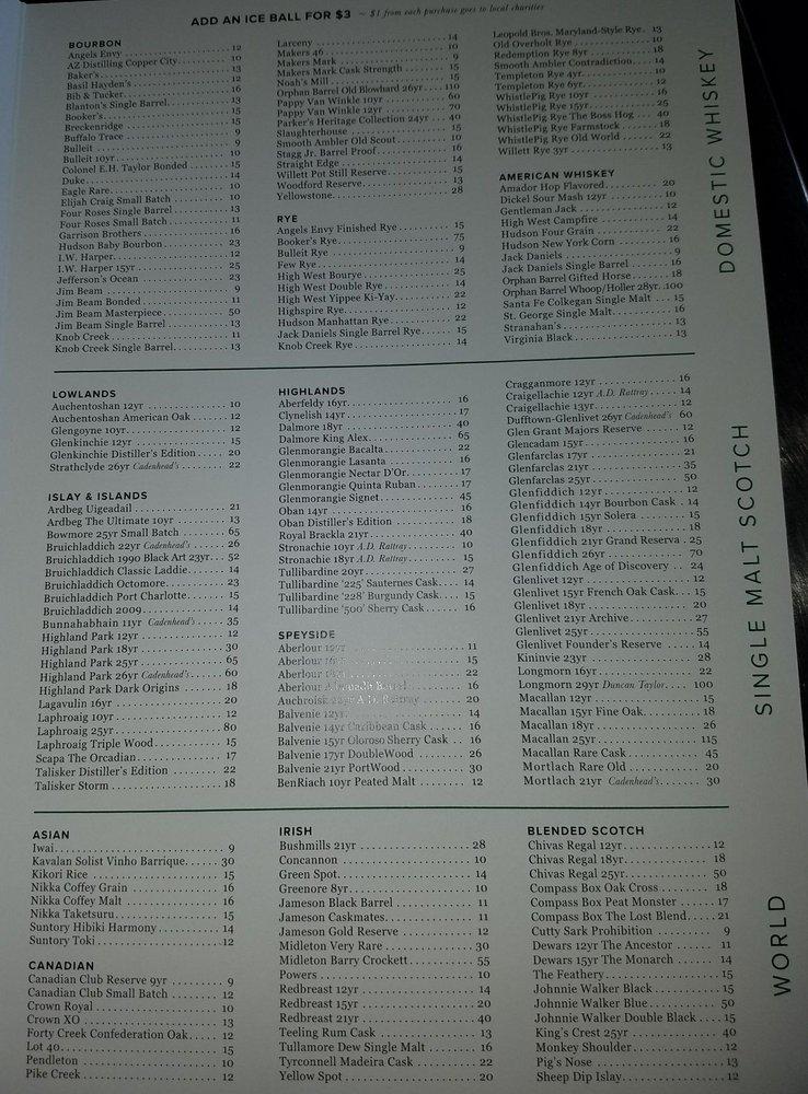 Menu at The Gladly pub & bar, Phoenix