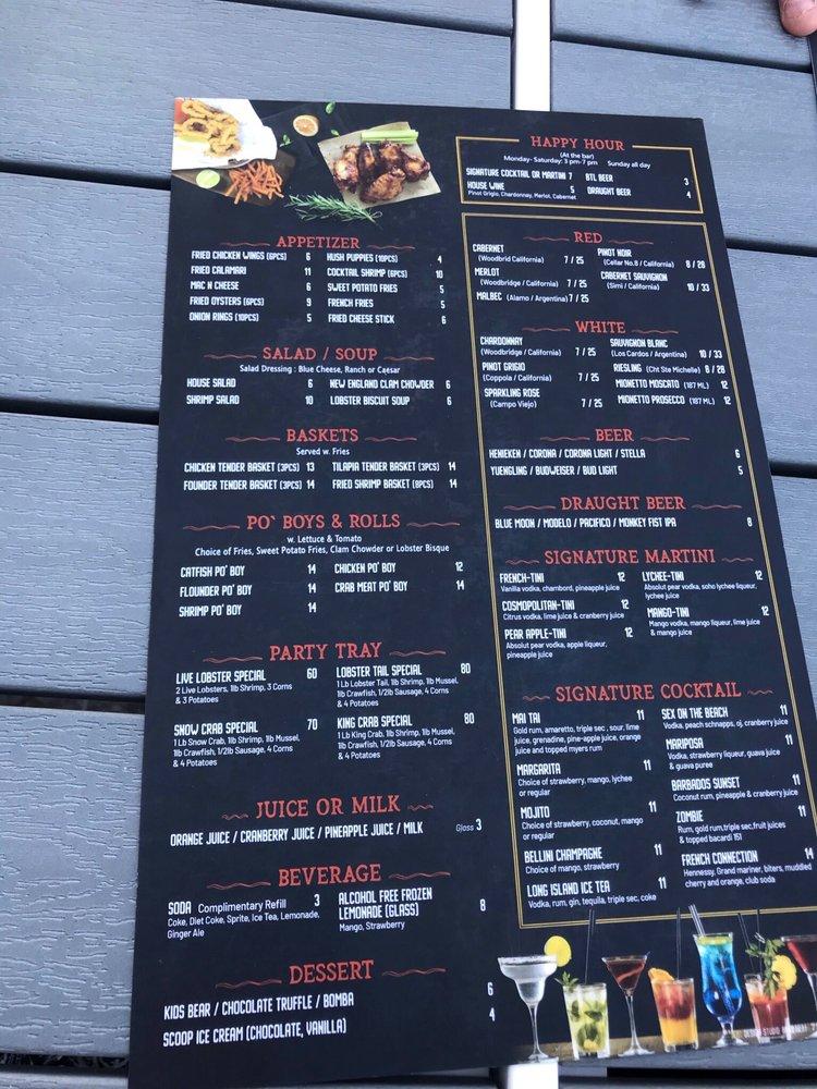 Menu at The Monster Crab Juicy Seafood & Bar, Holtsville