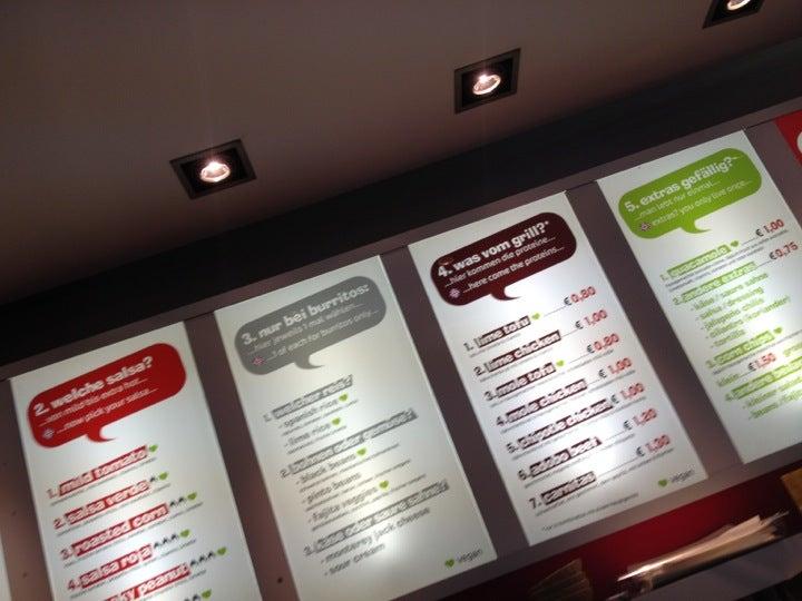Carta del restaurante Dolores Mitte, Berlin, Rosa-Luxemburg-Straße 7