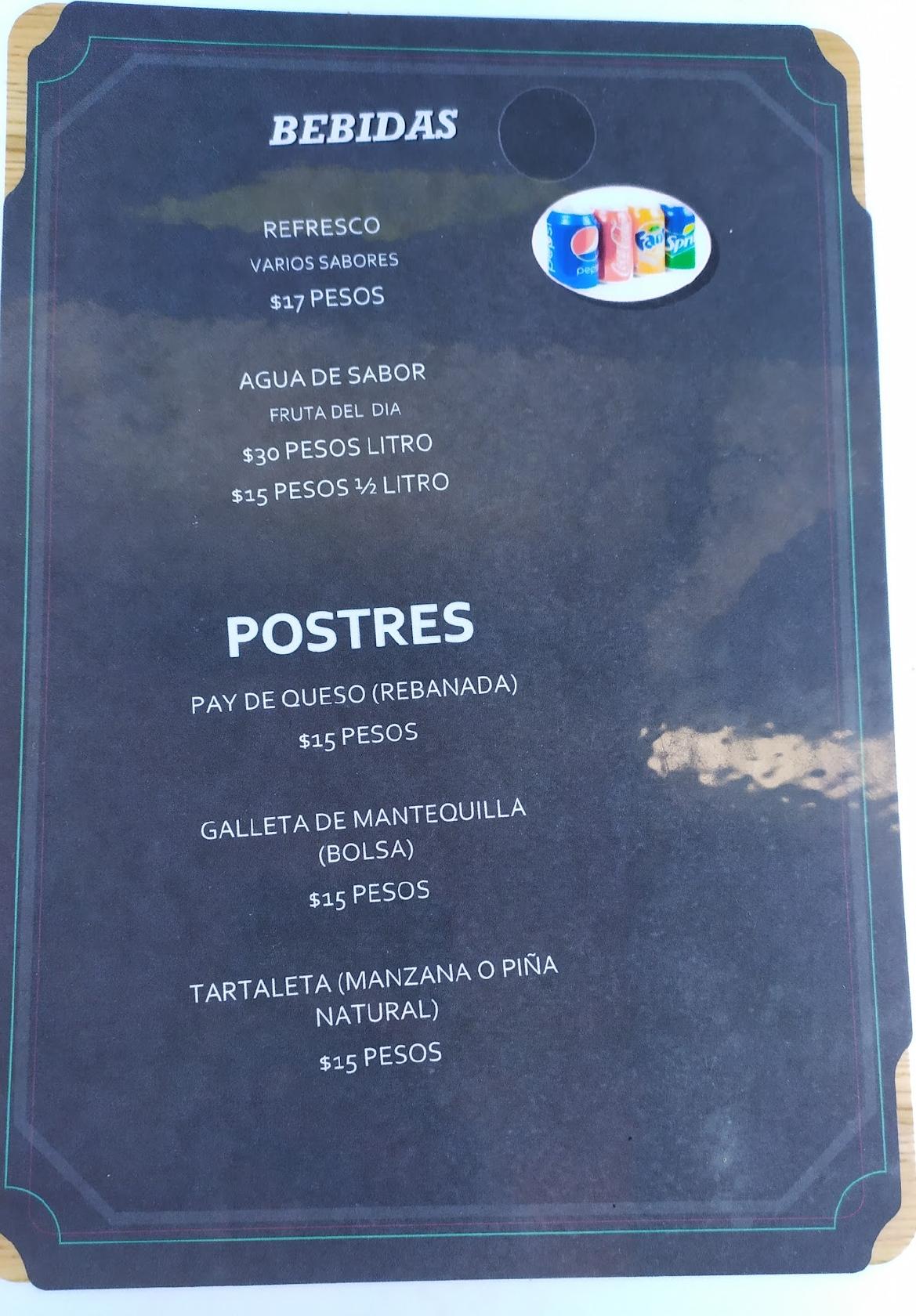 Menu at La Condesa Food Truck Chilaquiles restaurant, Santiago de Querétaro