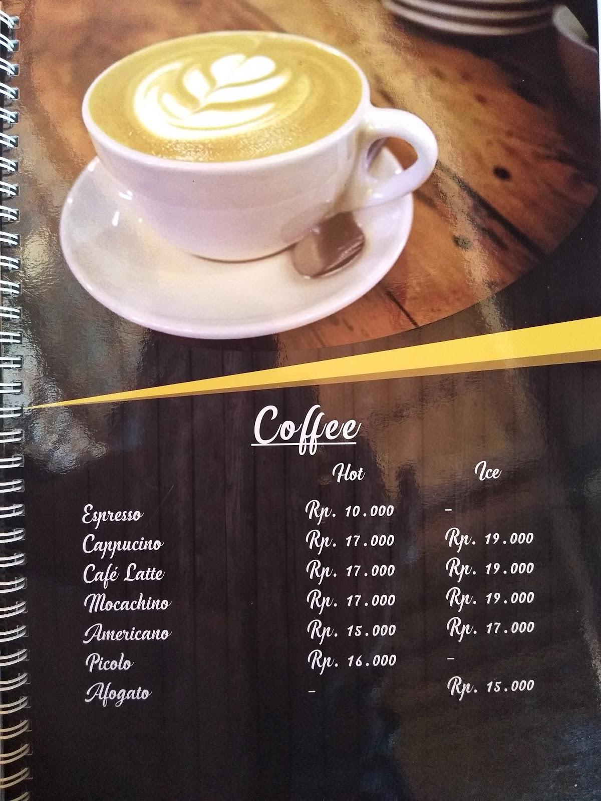 Carta de D'Sinta Cafe & Resto Purwakarta, Purwakarta
