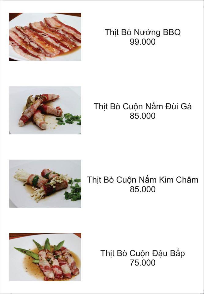 Menu at Stir Crazy Mongolian Grill/BBQ, Ho Chi Minh City