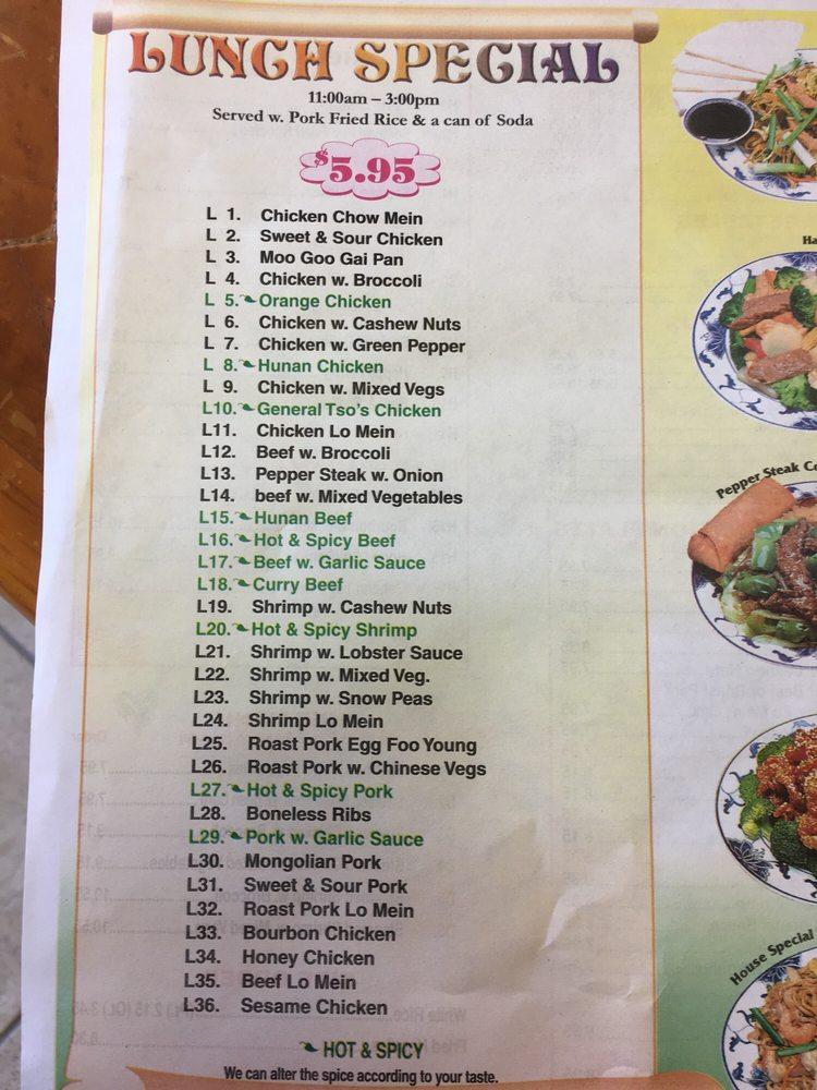 Menu at China Fun restaurant, Deltona