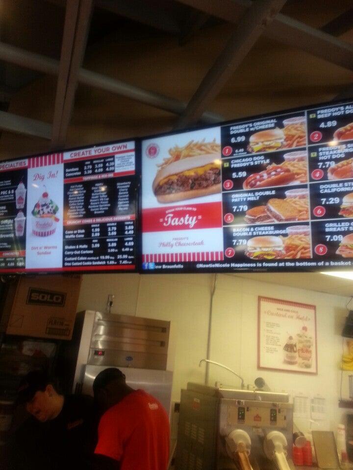Menu at Freddy's Frozen Custard & Steakburgers fast food, Bakersfield ...