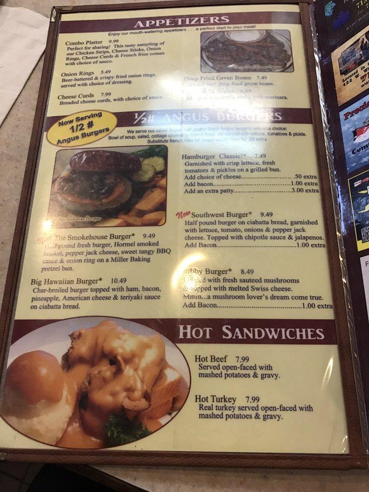 Menu at Friendship House Family Restaurant, Rhinelander