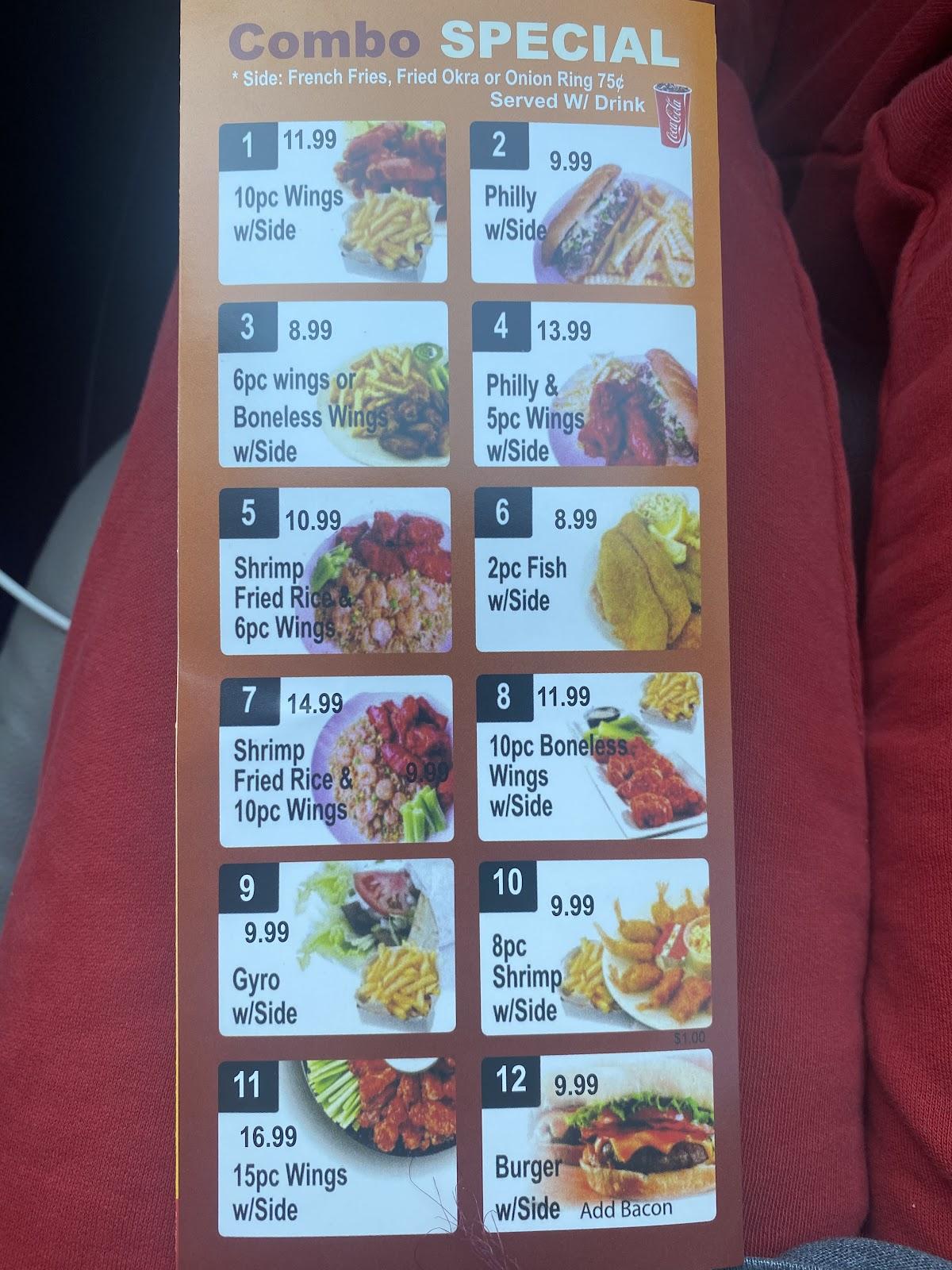 Menu at The Fried Flavor fast food, Riverview