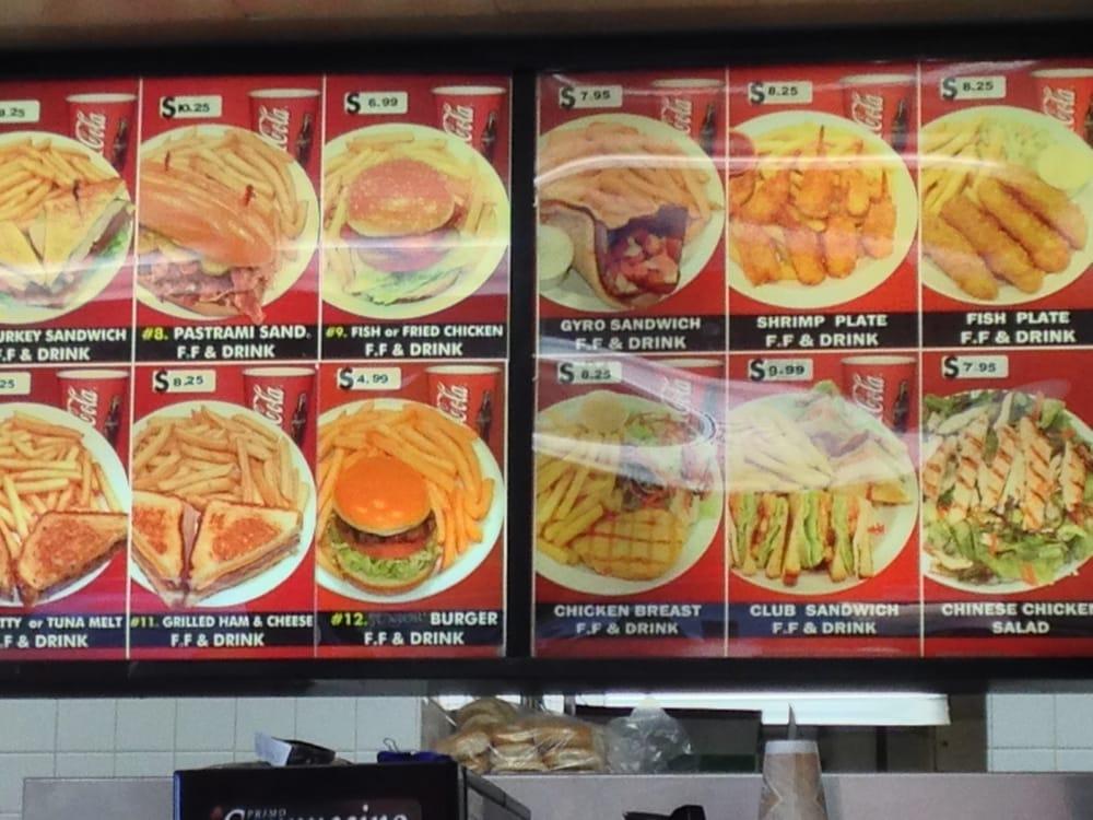 Menu at Y' Not Burgers restaurant, Torrance