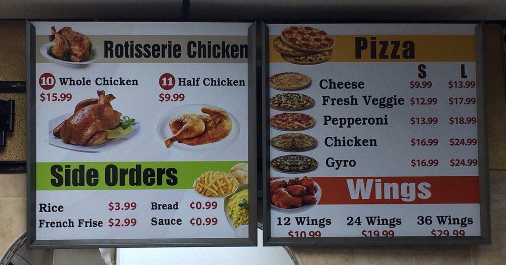 Menu at Halal Food Express restaurant, Orlando, International Dr