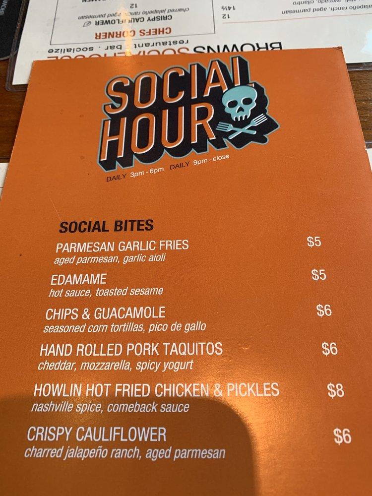Menu at Browns Socialhouse Langford pub & bar, Langford