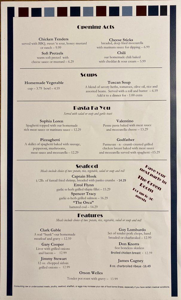 Menu at Gene's Place To Dine restaurant, Cleveland