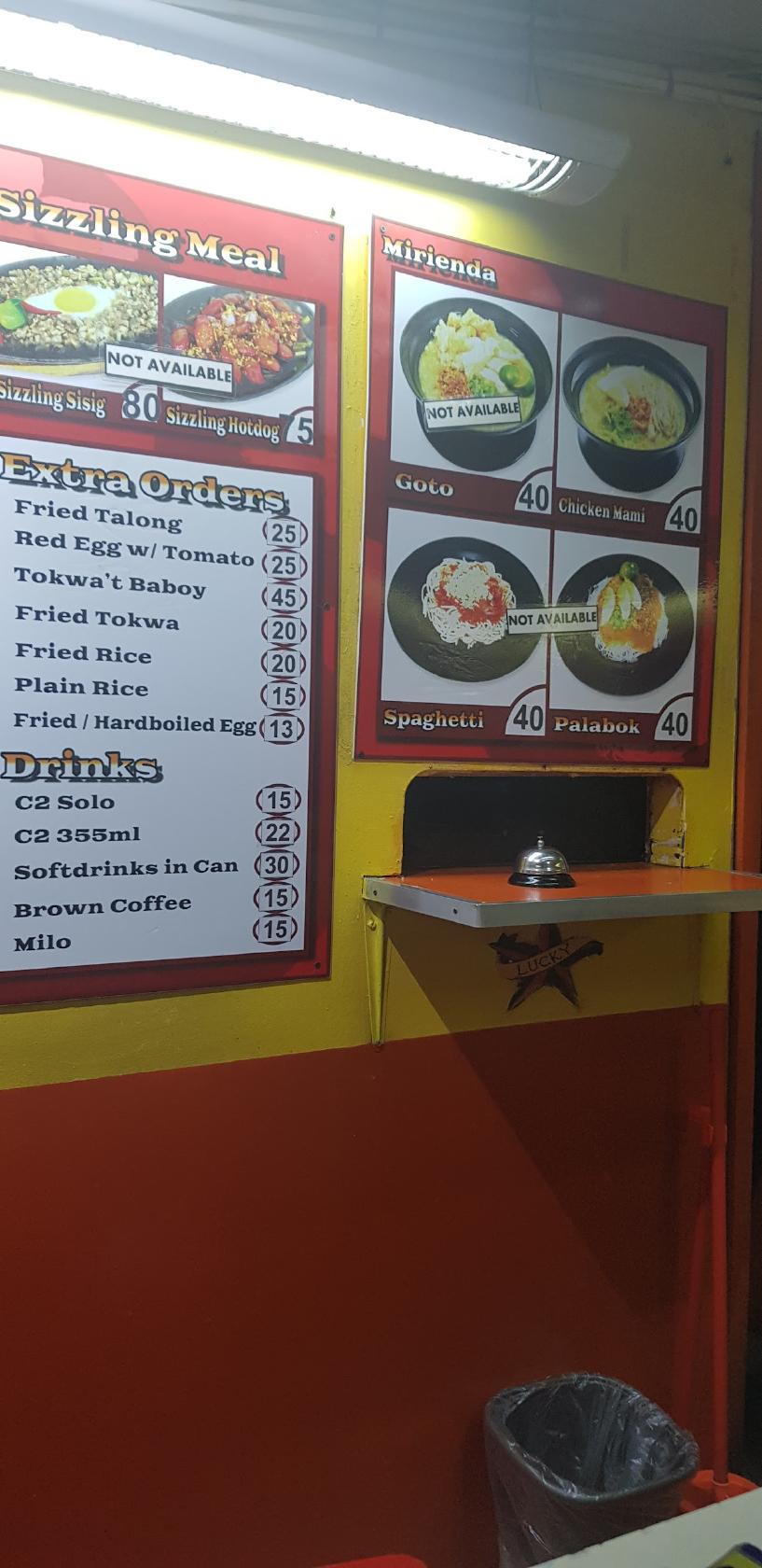 Menu at Jarret's restaurant, Pasig, Strata 100, Ruby Road Ortigas Center