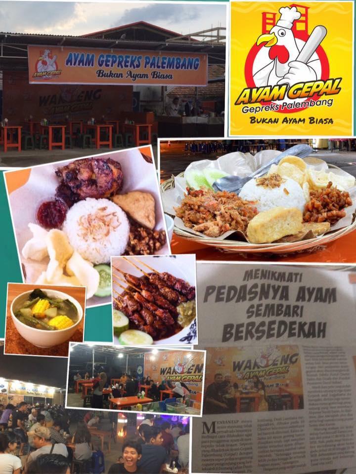 Menu at Warung Ayam Geprek IBA restaurant, Palembang