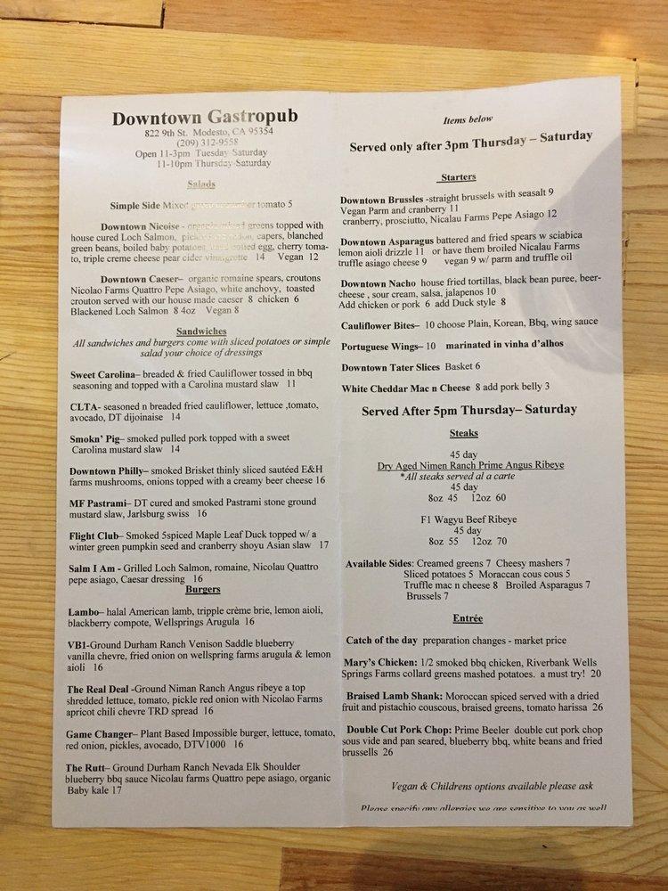 Menu at Bauer's by Sazon por Tradicion restaurant, Modesto