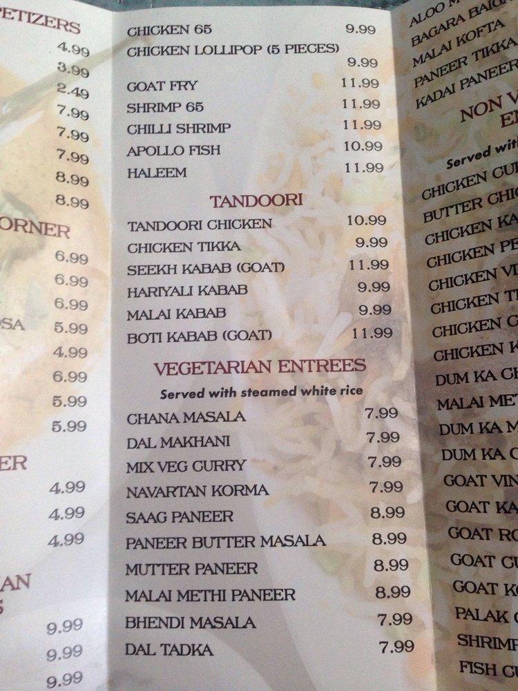 Menu at Biryani Express restaurant, Pearland, Broadway St U