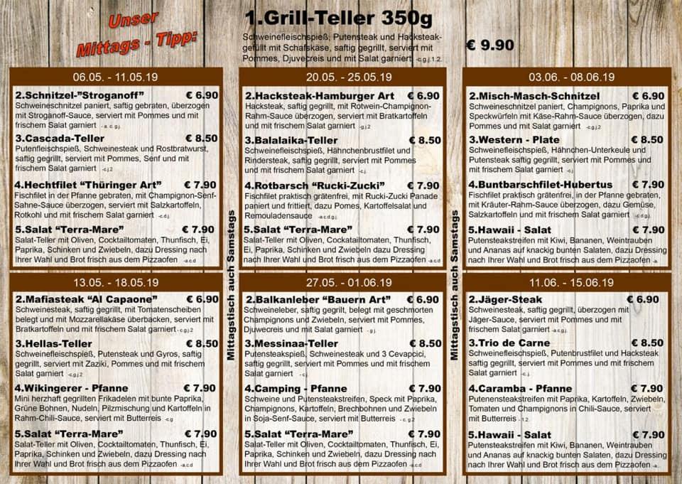 Speisekarte von Restaurant Steinhof Munster, Munster